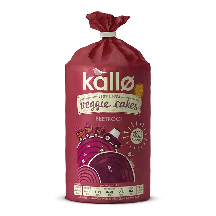 Kallo Beetroot & Balsamic Veggie cakes - Simply Vits