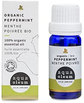 Aqua Oleum Organic Peppermint oil 10ml - Simply Vits