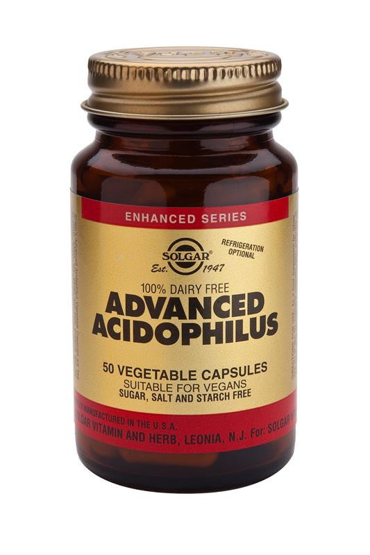 Advanced Acidophilus (100% Dairy Free) Vegetable Capsules - Simply Vits