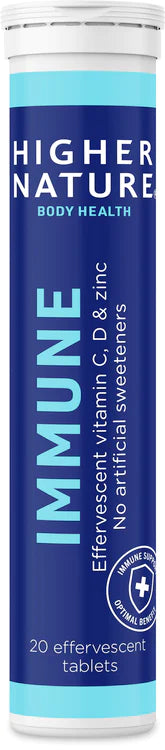 Higher Nature Immune Effervescent tablets - Simply Vits
